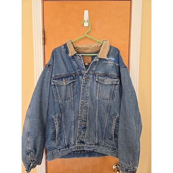 swingster | Jackets & Coats | Vintage Swingster Embroidered Snap Jean ...
